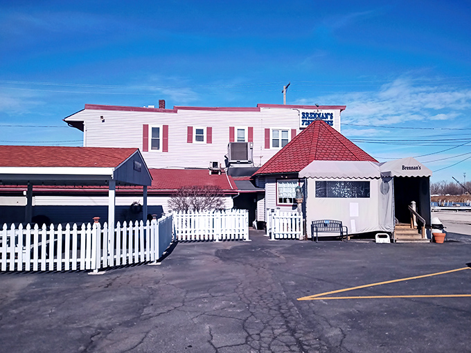 This charming lakeside gem beckons with nautical charm and promises of culinary adventures waiting inside.