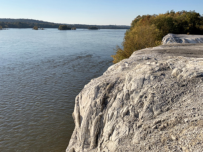 Nature's own masterpiece rises from the Susquehanna River like Pennsylvania's answer to Dover's famous cliffs.
