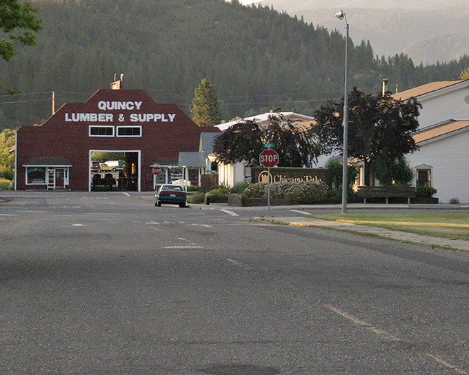 Main Street architecture tells stories of mountain living where practicality meets charm in every storefront.