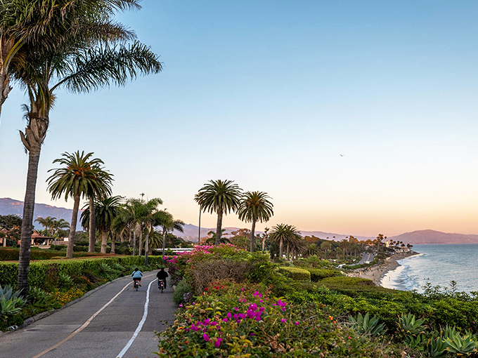Where mountains embrace the sea in a perfect California hug. Santa Barbara's coastline isn't just pretty&mdash;it's the kind of view that makes you question all your life choices.
