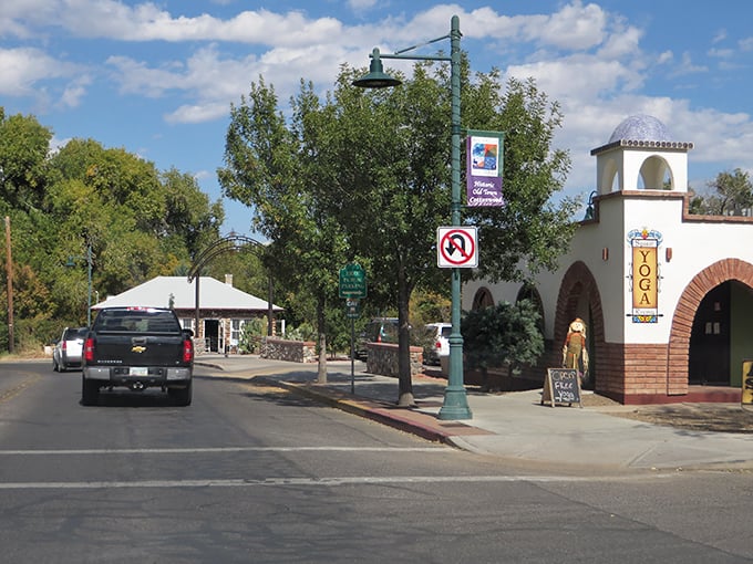 Main Street Cottonwood offers that perfect small-town vibe where parking is plentiful and nobody's honking at you to hurry up and decide where to eat.