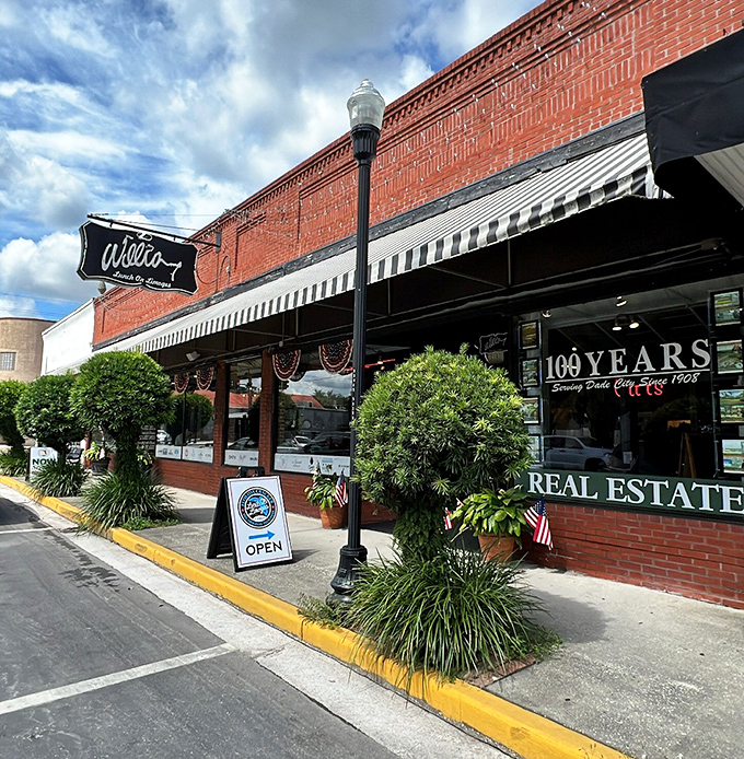 A century-old brick storefront that promises more flavor per square foot than most fancy restaurants three times its size.
