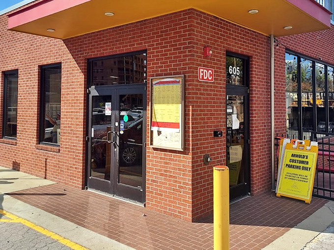 This unassuming brick exterior hides Nashville's best-kept breakfast secret that locals guard like family recipes.