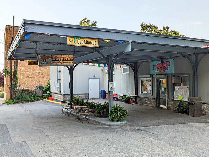 A gas station reborn as pierogi paradise&mdash;this unassuming former service station with its "9ft. Clearance" sign houses some of Pennsylvania's most authentic Polish treasures.