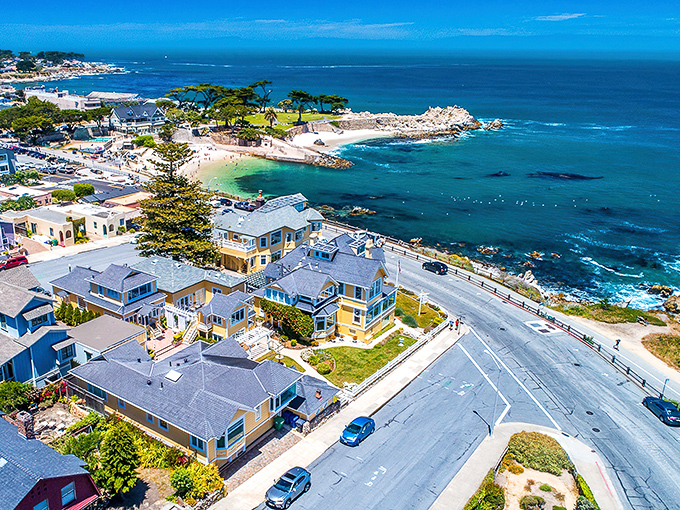 Pacific Grove's coastline hugs the peninsula like nature's infinity pool, where million-dollar views come standard with every sunset.