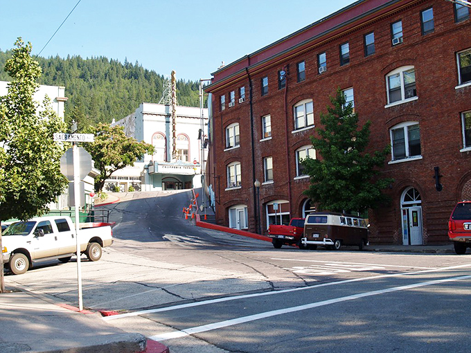 Small-town America at its finest, where vintage charm meets mountain majesty in perfect harmony.