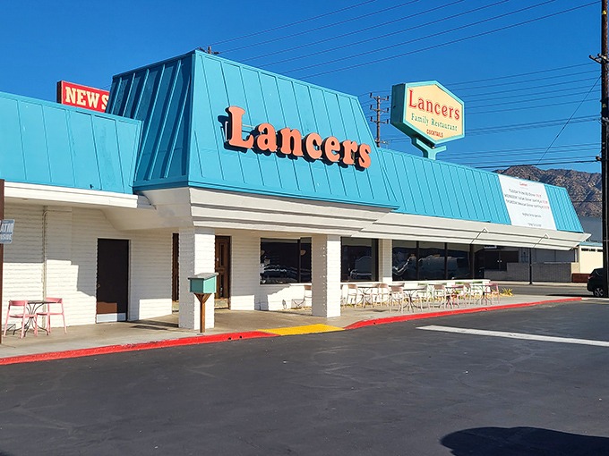 That iconic turquoise roof isn't just eye-catching&mdash;it's a beacon of comfort food hope on Burbank's Riverside Drive, promising delicious nostalgia inside.