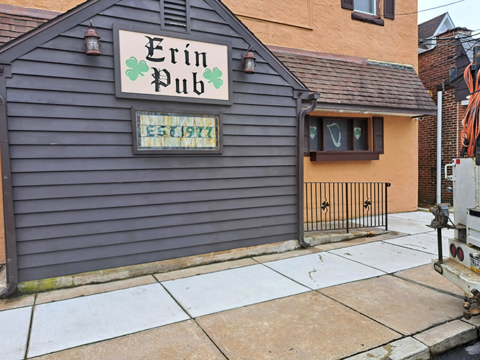 This corner pub doesn't need neon signs – the devoted regulars are all the advertising required.