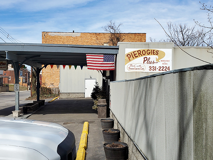The humble exterior of Pierogies Plus belies the culinary treasures within. This converted gas station houses some of Pennsylvania's most authentic Polish comfort food.