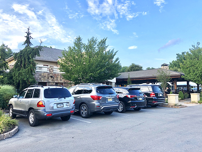 The stone exterior of Blue Grillhouse rises like a culinary fortress, its lot packed with cars&mdash;a clear sign hungry diners already know the treasures waiting inside. Pennsylvania&rsquo;s answer to the nightly question, &lsquo;Where should we eat?