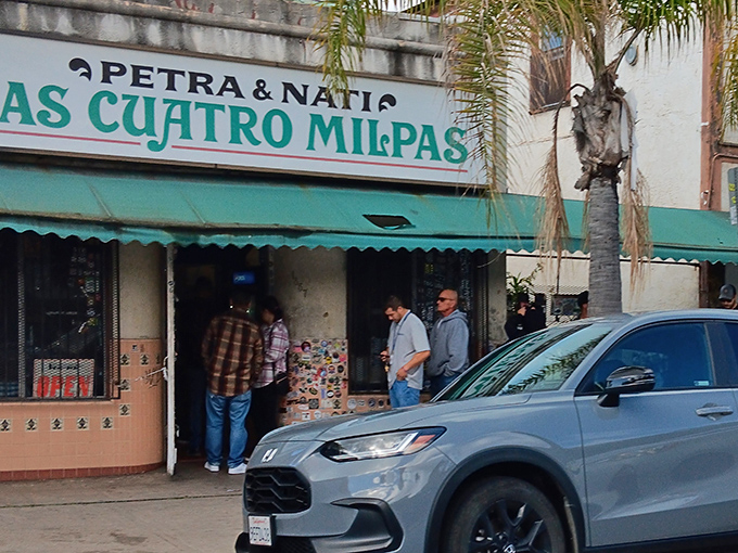 The line outside Las Cuatro Milpas isn't a bug, it's a feature. San Diego locals know this unassuming storefront houses culinary treasures worth waiting for.