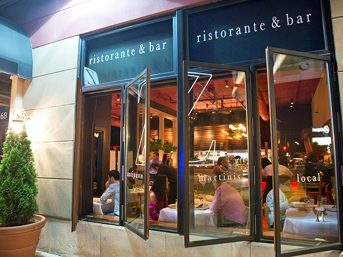 The kind of welcoming storefront that makes you slow down and reconsider your dinner plans entirely.