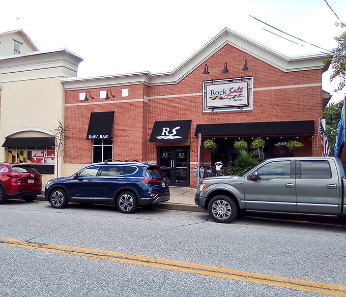 The brick fa&ccedil;ade and modest black awning of RockSalt Grille hide Westminster's seafood sanctuary like a pearl in an unassuming oyster.