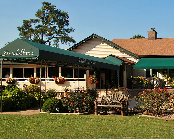 The unassuming exterior of Steinhilber's belies the culinary treasures within—like finding a Rolex in a sock drawer, this Virginia Beach landmark delivers unexpected elegance.