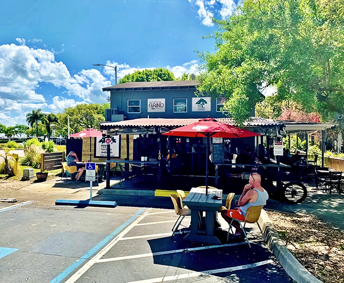 The unassuming exterior of The Tavern at Bayboro proves once again that Florida's best food treasures often hide in plain sight.