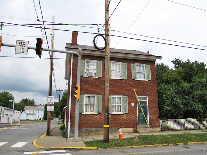 Brick facades and green awnings line Zelienople's Main Street, where small-town America thrives just as it did decades ago.