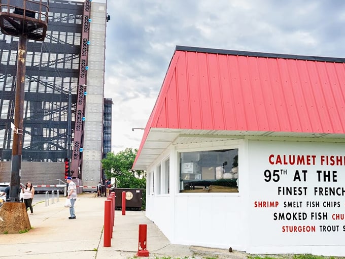 That distinctive red roof has been beckoning hungry souls like a lighthouse for fish lovers since forever.