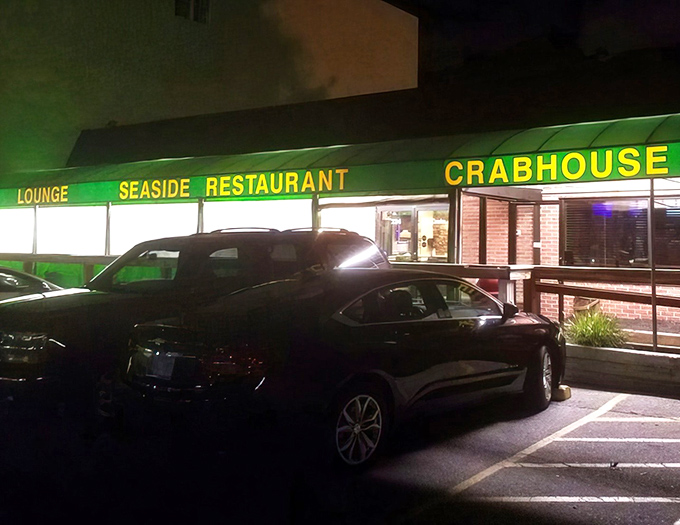 That green glow isn't kryptonite &ndash; it's the beacon calling Maryland's crab cake connoisseurs home.