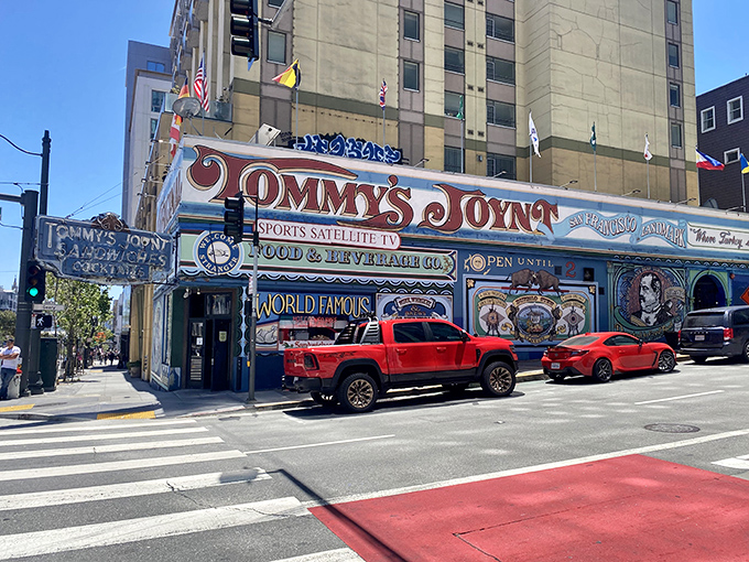 Like a technicolor dream in the middle of Van Ness Avenue, Tommy's Joynt's exterior promises the kind of authentic experience that's becoming endangered in modern San Francisco.