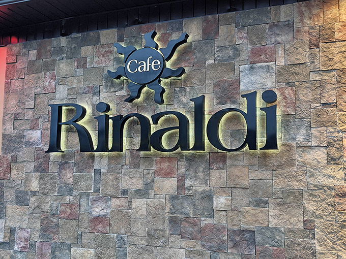 Caf&eacute; Rinaldi's stone fa&ccedil;ade and copper awnings stand like a culinary lighthouse on Old Forge's main drag, beckoning pizza pilgrims from across Pennsylvania.