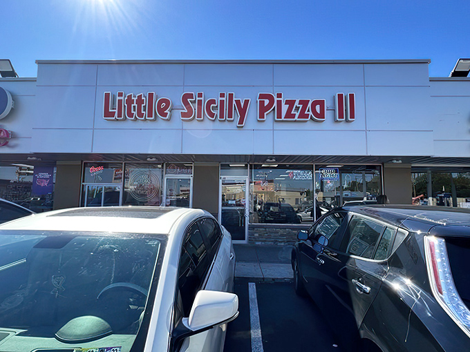 Little Sicily Pizza 2 proves that the best culinary adventures often hide behind unassuming storefronts.