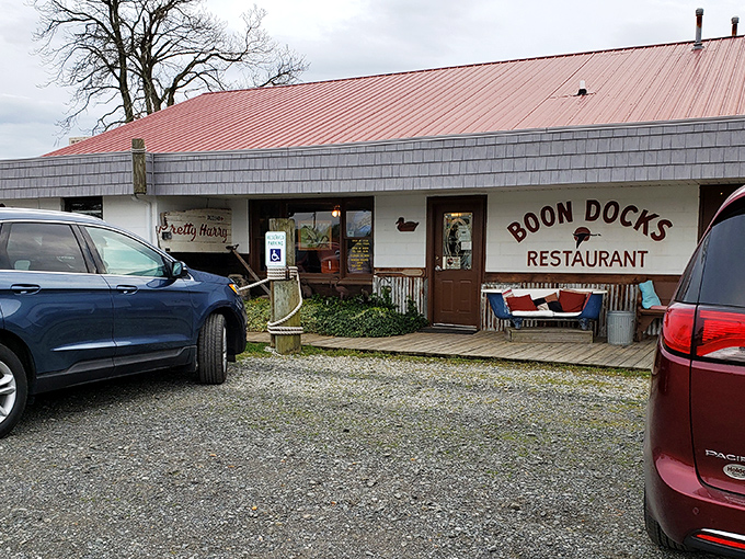 The unassuming exterior of Boondocks might not scream "culinary destination," but locals know this gravel-lot gem holds seafood treasures worth the drive to Smyrna.