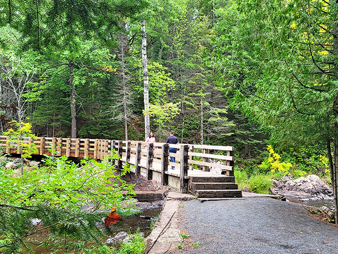 Interfalls Lake shimmers like nature's own infinity pool, complete with a sandy beach that rivals those postcard-perfect Caribbean spots&mdash;minus the passport requirement.
