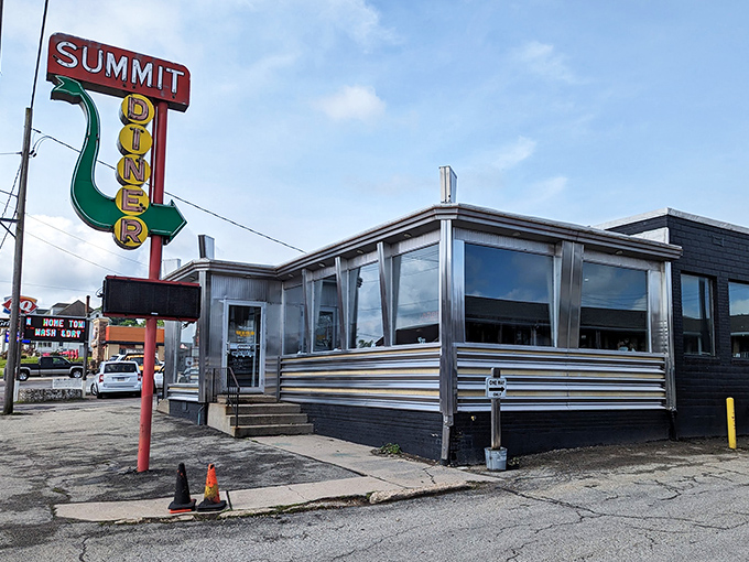 The neon-lit beacon of Somerset's culinary landscape, Summit Diner's iconic sign has guided hungry travelers for generations. Classic Americana at its finest.