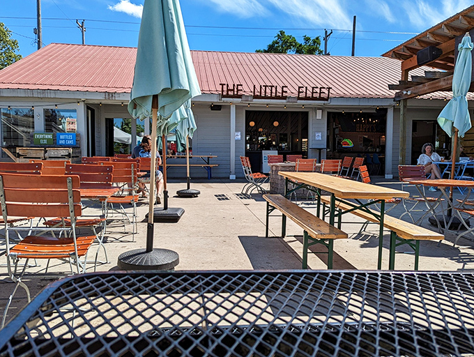 The Little Fleet's unassuming exterior belies the culinary wonderland within. That iconic red roof has become a beacon for food lovers throughout northern Michigan. 