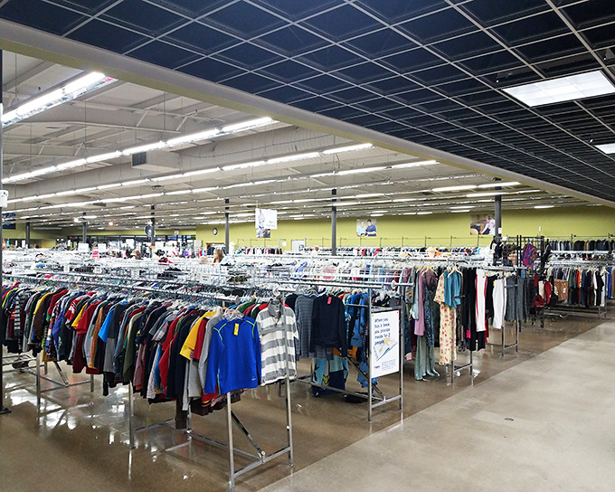 Welcome to furniture paradise! Hope Bargain Center's vast showroom offers everything from vintage sofas to dining sets, all waiting for their second chance at making a house a home.