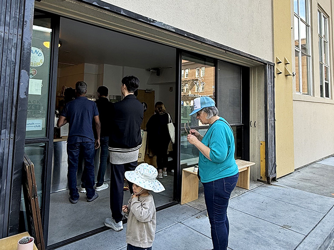The unassuming storefront that houses coffee greatness. Like a speakeasy for caffeine enthusiasts, Golden Goat's exterior promises those in-the-know that something special awaits inside.