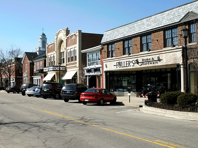 Downtown Hinsdale's charming storefronts look like they've been plucked from a Hallmark movie set, complete with Fuller's Hardware&mdash;where they probably still know your name.