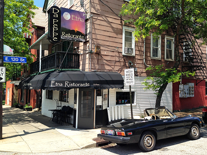 The unassuming corner spot where culinary magic happens. Like finding a secret doorway to Sicily right on East 120th Street.