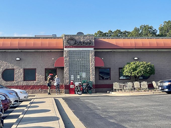 Oscar's Classic Diner stands ready for another day of breakfast glory in Jefferson City.