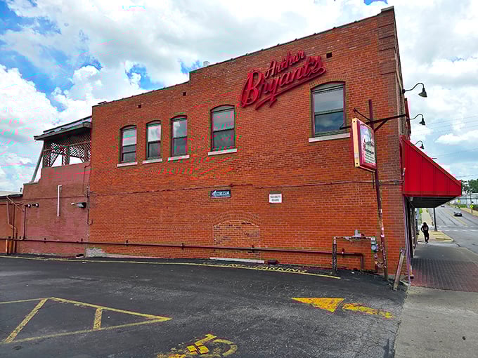 That iconic red sign against brick has been beckoning barbecue pilgrims for decades. Some landmarks need no introduction&mdash;this is BBQ royalty.
