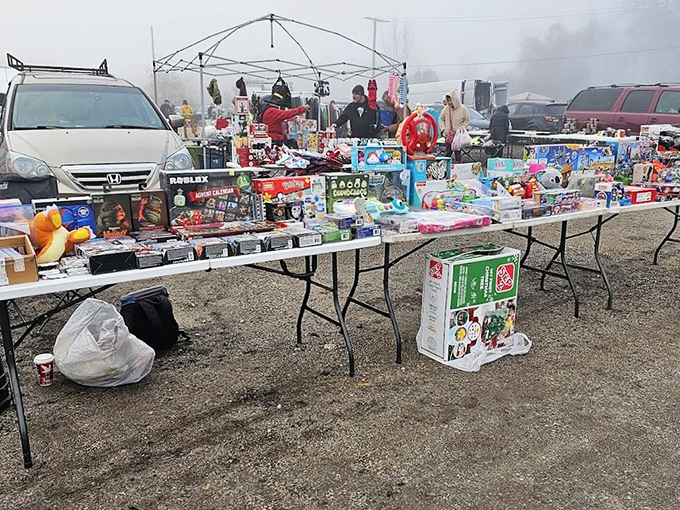 Piled high with toys, games, and unexpected finds, these tables turn Glen Burnie&rsquo;s flea market into a weekend treasure-hunting tradition. 