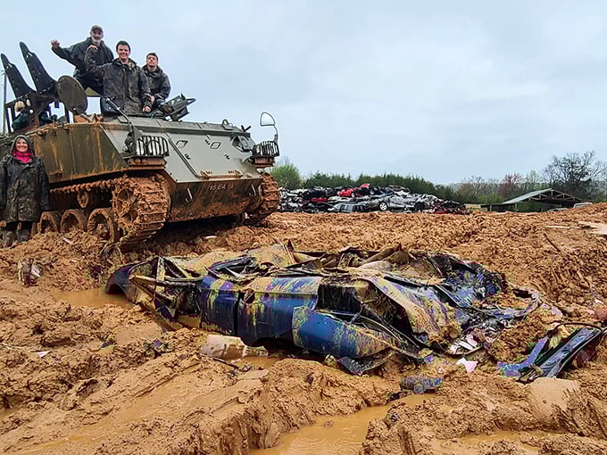 Nothing says "I had a normal Tuesday" like crushing a car with a military tank. The ultimate stress reliever awaits at Tank Town USA.