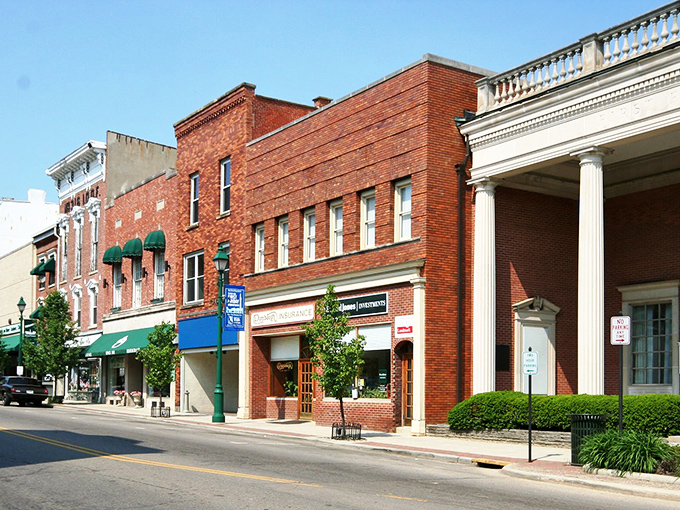 Mount Vernon's historic downtown showcases beautifully preserved brick buildings that whisper stories of generations past while housing today's thriving local businesses.