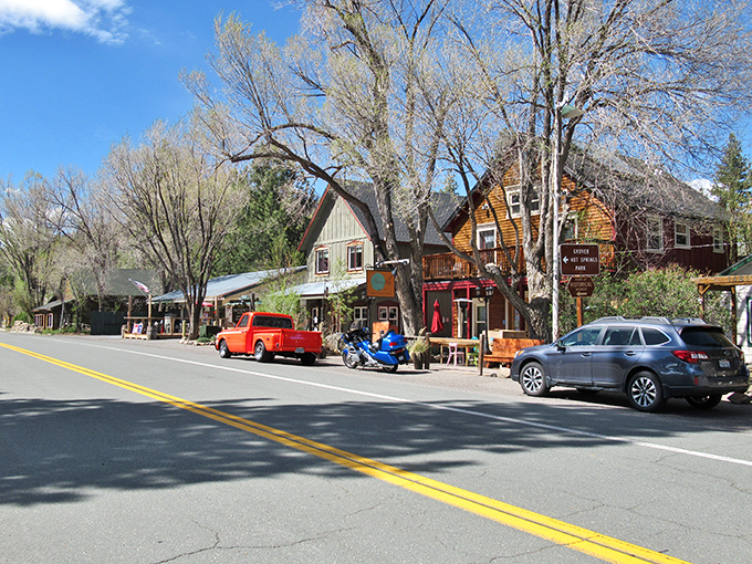 Main Street Markleeville stretches before you like a promise &ndash; where traffic jams mean three cars at once and everyone waves.