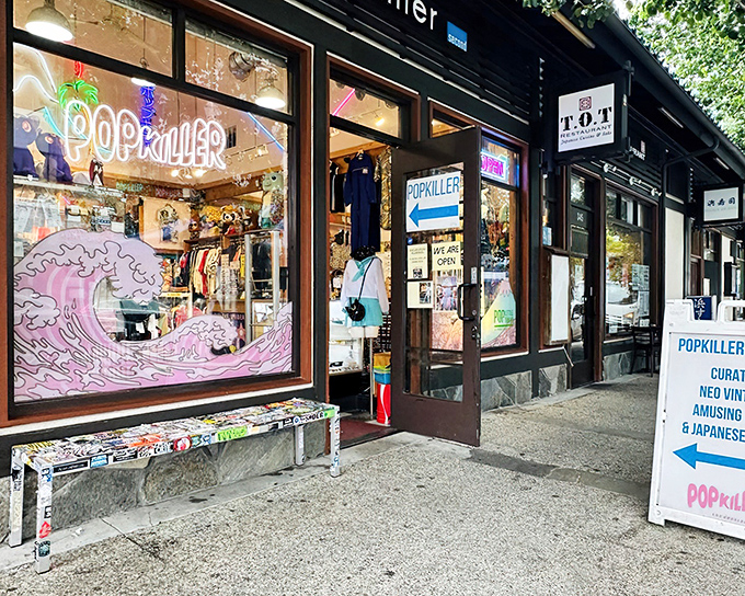 The unassuming storefront that houses downtown LA's best-kept secondhand shopping secret awaits your discovery.