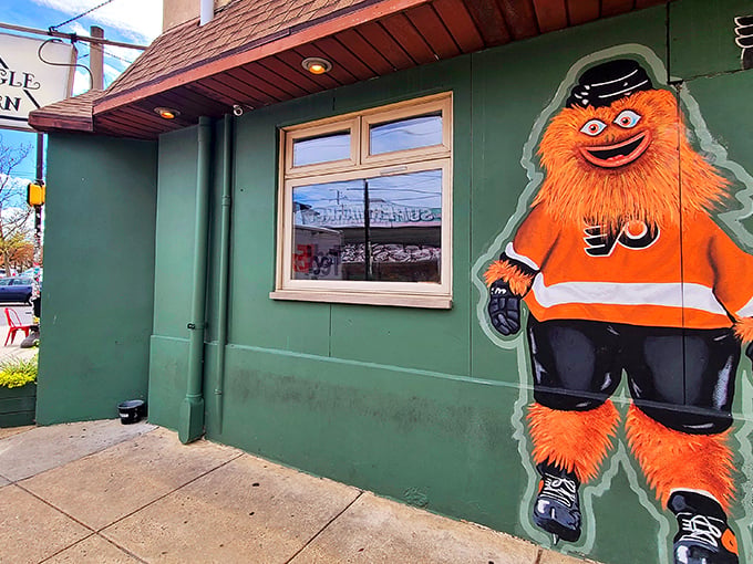 The unassuming green exterior of Triangle Tavern hides culinary treasures within &ndash; like finding a pearl in the most comfortable oyster.