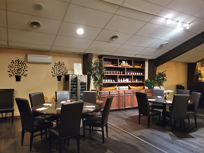 The unassuming exterior of Yukon Korean BBQ & Sushi Bar proves once again that culinary treasures often hide in plain sight along Dover's commercial strips.