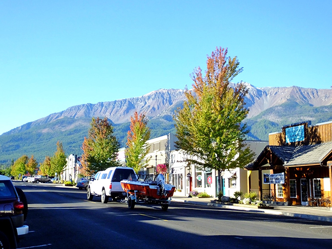Main Street Joseph greets visitors with the dramatic Wallowa Mountains as a backdrop &ndash; nature's version of the Hollywood sign, only more impressive and with better parking.