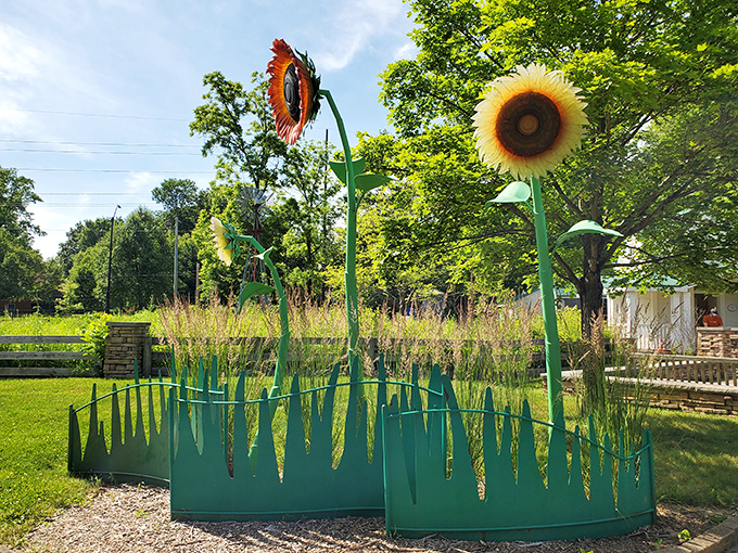 Nature's perfect symphony in stone and water. The Stream Garden offers tranquil moments where time seems to stand still among the carefully placed rocks.