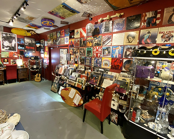 The unassuming brick exterior of Treasure Island Antiques belies the wonderland of vintage treasures waiting inside this Naples hidden gem.