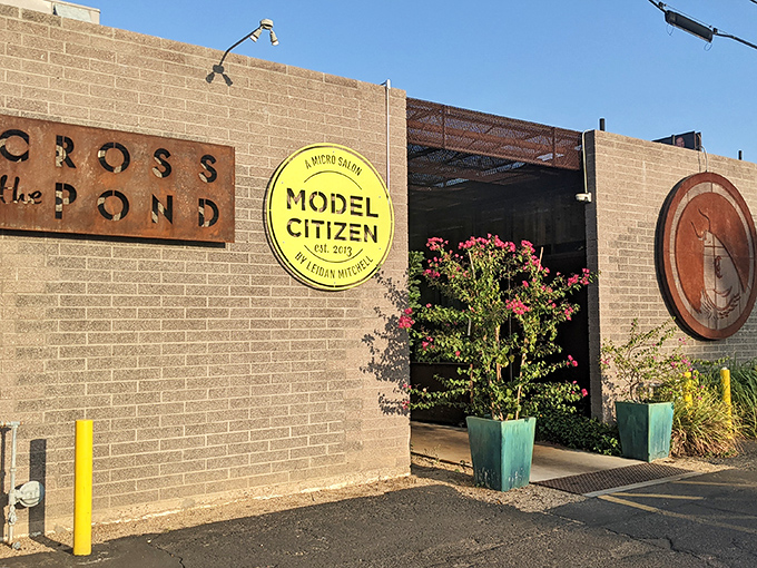 The unassuming exterior hides culinary treasures within, like finding a secret passage to flavor town behind a brick wall.