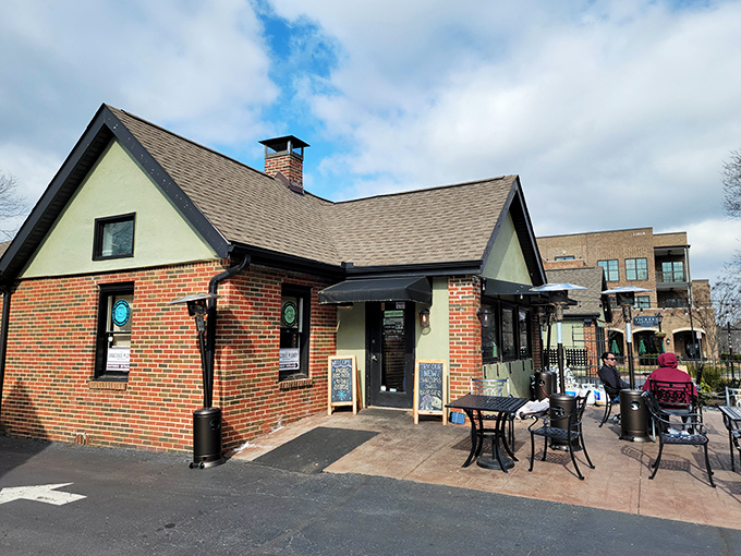 The charming brick exterior of Gracious Plenty beckons like an old friend inviting you over for breakfast worth getting out of bed for.