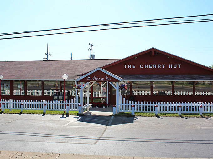 The cherry-red exterior isn't subtle about its specialty &ndash; like a beacon calling to dessert lovers everywhere. Michigan's sweetest landmark stands ready to welcome hungry travelers.