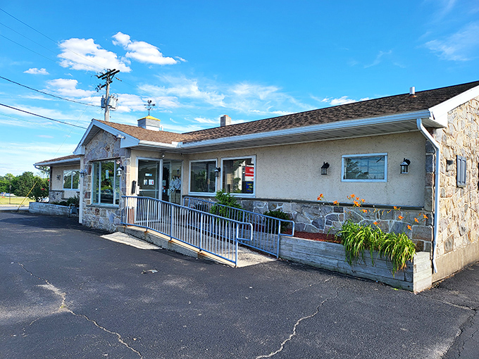The unassuming exterior of Sunset Family Restaurant gives no hint of the burger brilliance waiting inside. Pennsylvania's best-kept culinary secret hides in plain sight.