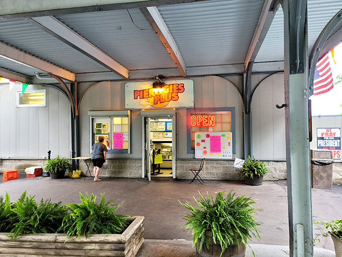 A gas station reborn as pierogi paradise&mdash;this unassuming former service station with its "9ft. Clearance" sign houses some of Pennsylvania's most authentic Polish treasures.